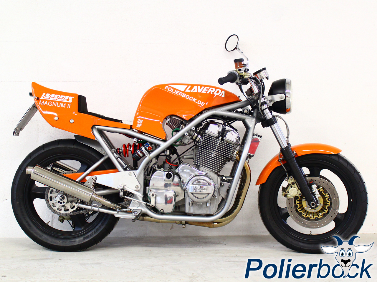 Das hauseigene Restaurations-Projekt »Laverda Harris Magnum II«